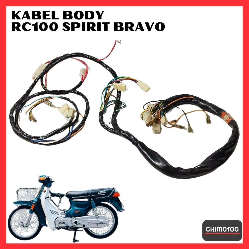 Jual Wire Harness Kable Kabel Body Suzuki Rc100 Rc 100 Spirit Bravo Jet Cooled | Shopee Indonesia