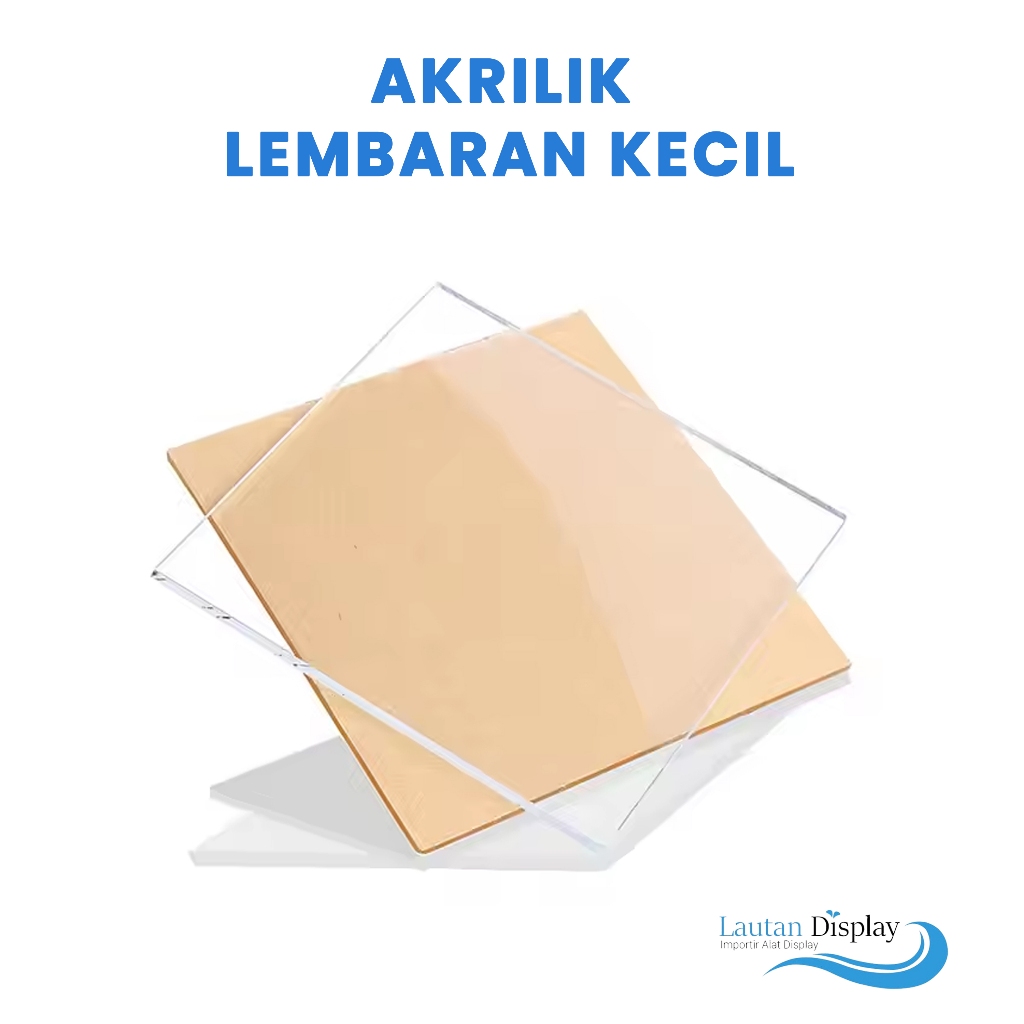 Jual Akrilik Lembaran Bening Acrylic DIY Potongan Display Transparan Tebal 2mm Ukuran Kecil A3 ...