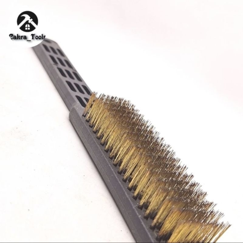 Jual SIKAT KAWAT KUNINGAN HALUS GAGANG PVC / SIKAT KAWAT KUNINGAN BRASS ...