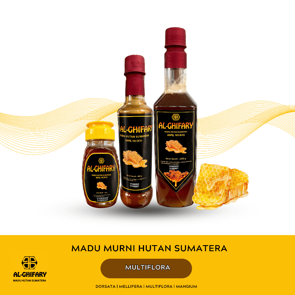 Jual MADU MURNI ASLI HUTAN MULTIFLORA - MADU AL-GHIFARY 100% ASLI ...