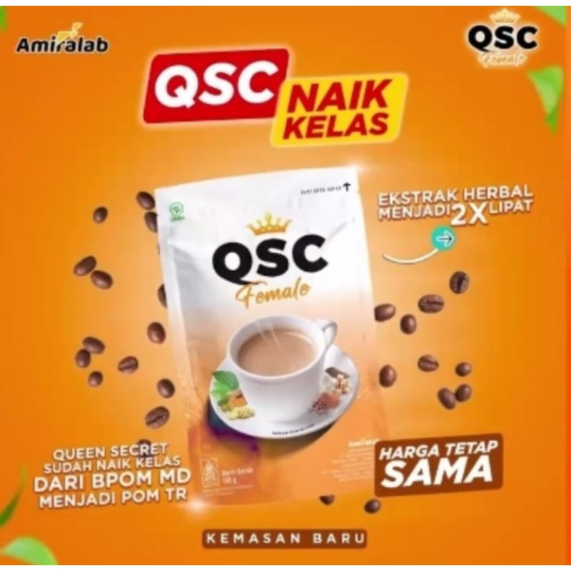 Jual Queen secret coffee QSC Female QSC Tea QSC Caramel | Shopee Indonesia