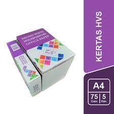 Jual (1 BOX) KERTAS HVS BMO A4 75 GRAM 2500 LEMBAR COPIER PAPER PER ...