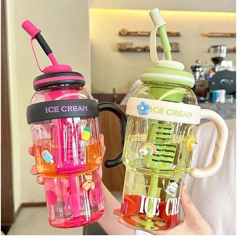 Jual Botol Minum Jumbo Bentuk Lucu / Botol Minum Gym Ukuran 1400ml ...