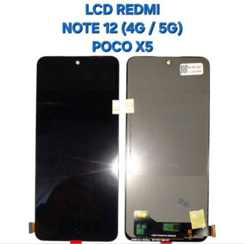 Jual Lcd Touchscreen Xiaomi Redmi Note 12 4g / Poco x5 5g | Shopee Indonesia