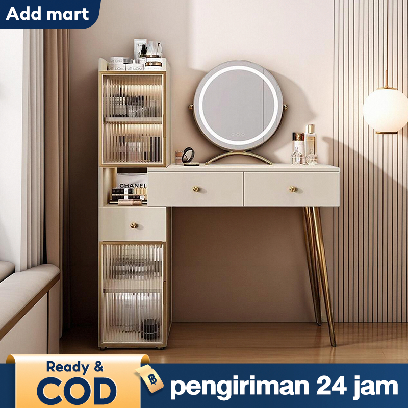 Jual Meja Rias Krem Meja Rias Minimalis Meja Rias Kecil Meja Make UP ...