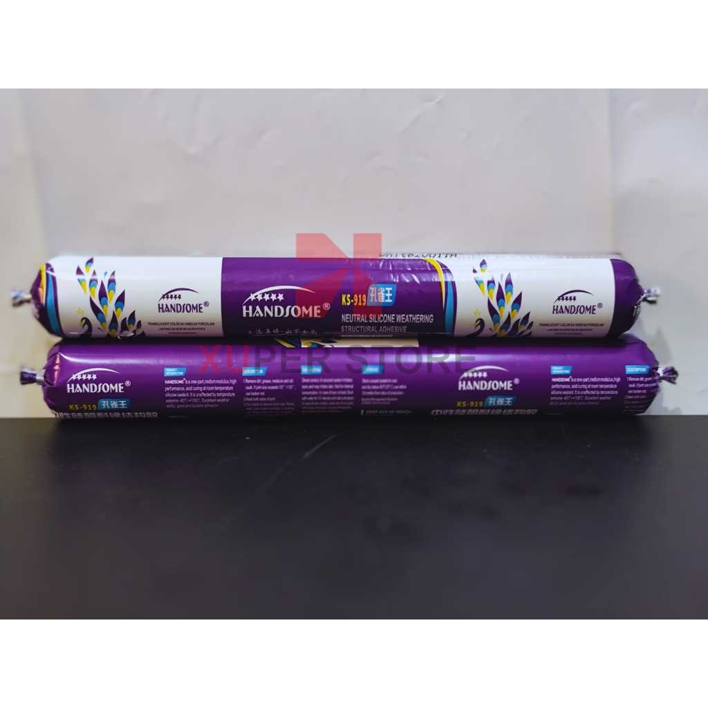 Jual HANDSOME LEM SILICONE SEALANT SOSIS 600ML | Shopee Indonesia