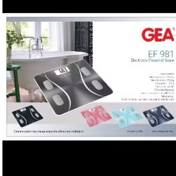 Jual Timbangan digital Lemak/Body fat Scale GEA EF 981 | Shopee Indonesia
