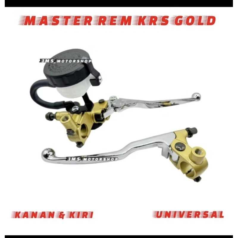 Jual MASTER REM KANAN~KIRI KRS AXIAL UNIVERSAL/HANDLE KANAN GOLD CHROME ...