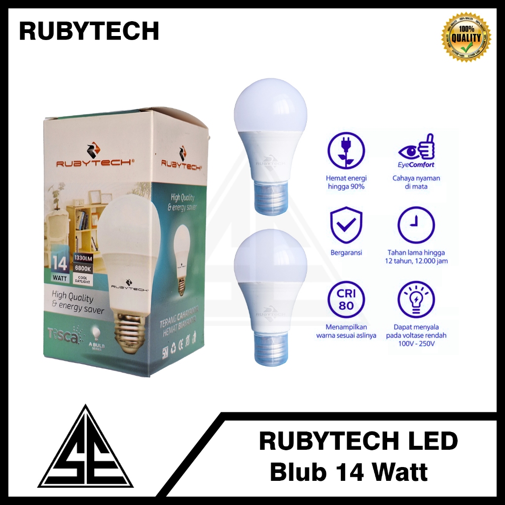 Jual LAMPU LED RUBYTECH 14 Watt | Shopee Indonesia