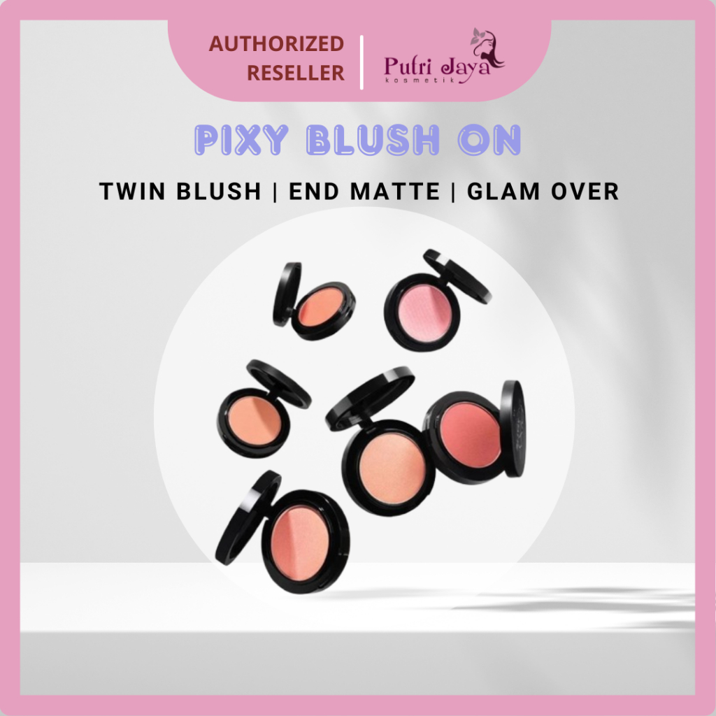 Jual Pixy Twin Cream Blush End Matte Blush Glam Over Blush (C0D ...