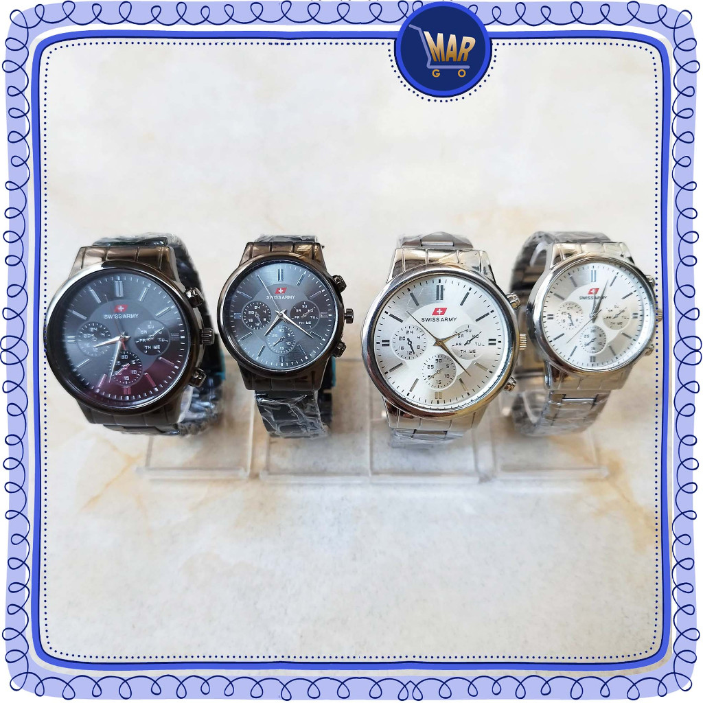 Jual Jam Tangan strap rantai logam stainless jam pasangan Jam Besi ...