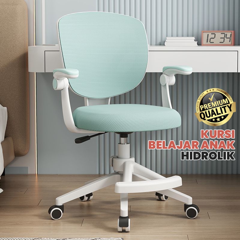 Jual Kursi Belajar Hidrolik Warna Pastel / Kursi Staf Kursi Putar Roda ...