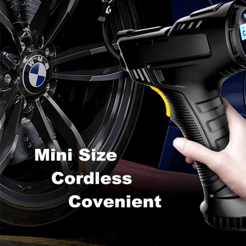 Jual Slyz Pompa Ban Elektrik Digital Tire Inflator 120W - CZK-3665 ...