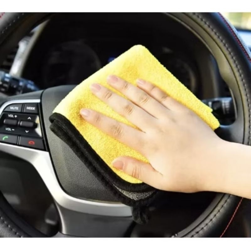 Jual Kain Lap Mobil Microfiber 30x30 Car Wipe cloth Universal Serba ...