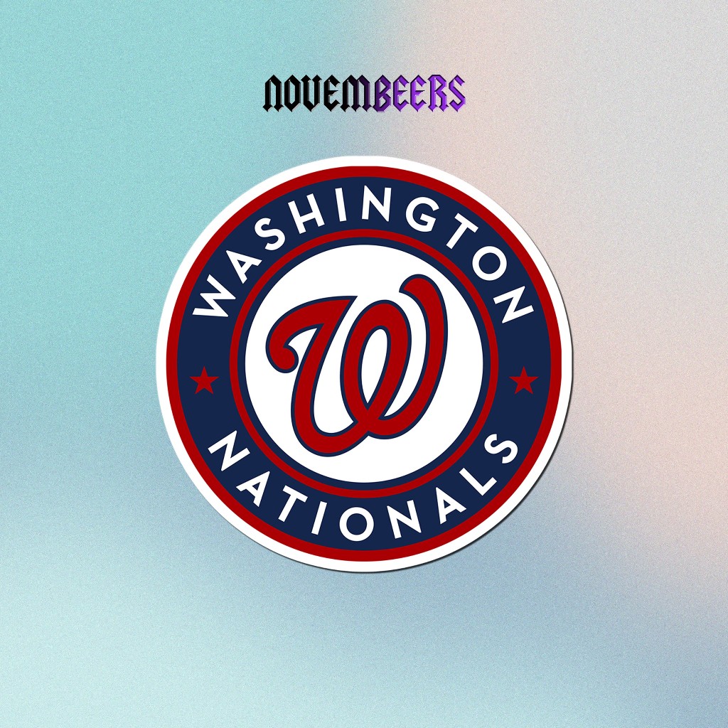 Jual Stiker Vinyl Washington Nationals Sticker Vinyl Glossy MLB ...