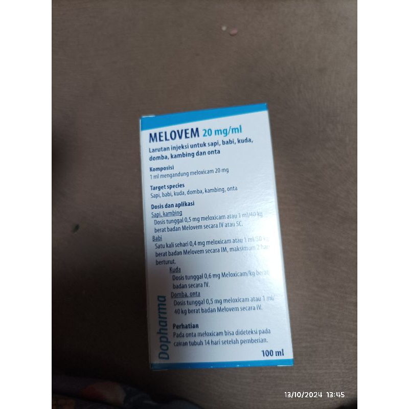 Jual MELOVEM 20MG/ML 100ml inj. | Shopee Indonesia