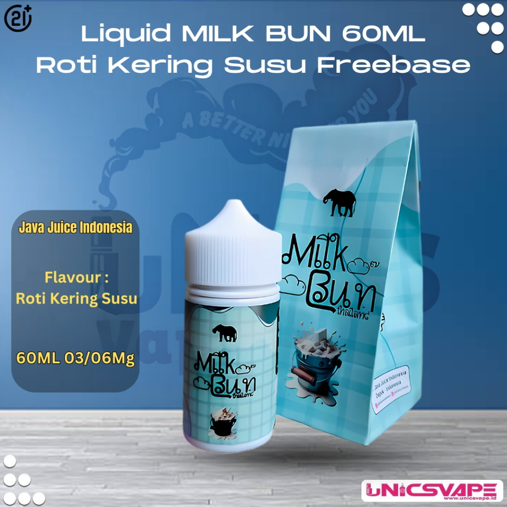 Jual Liquid MILK BUN 60ML Roti Kering Susu Freebase by Java Juice ...