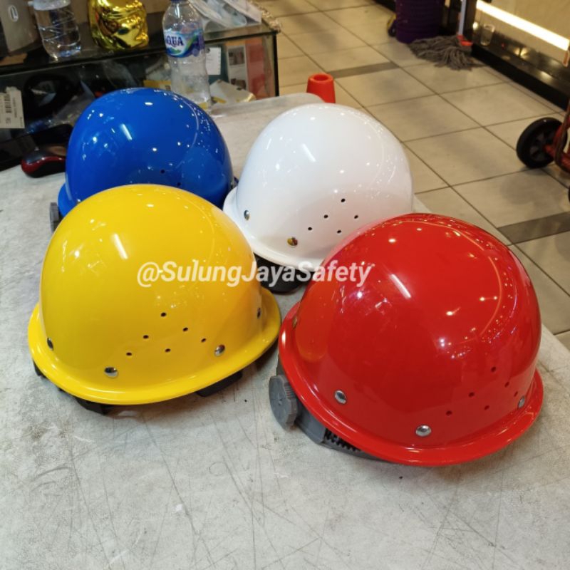 Jual Helm Safety Copy Tanizawa ST148 / Helm Safety Bulat / Helm Cap ...