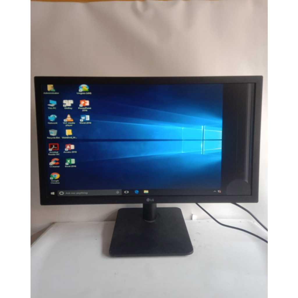 Jual lcd monitor lg 22mp410-b 22inch kondisi minus layar pecah pinggir garis hitam | Shopee ...