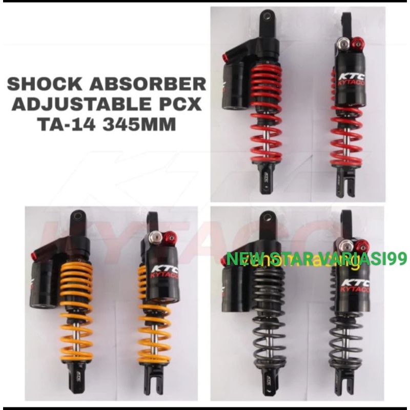 Jual SHOCKBREAKER SHOCK ABSORBER ADJUSTABLE TA-14 SIZE 345MM TABUNG ...