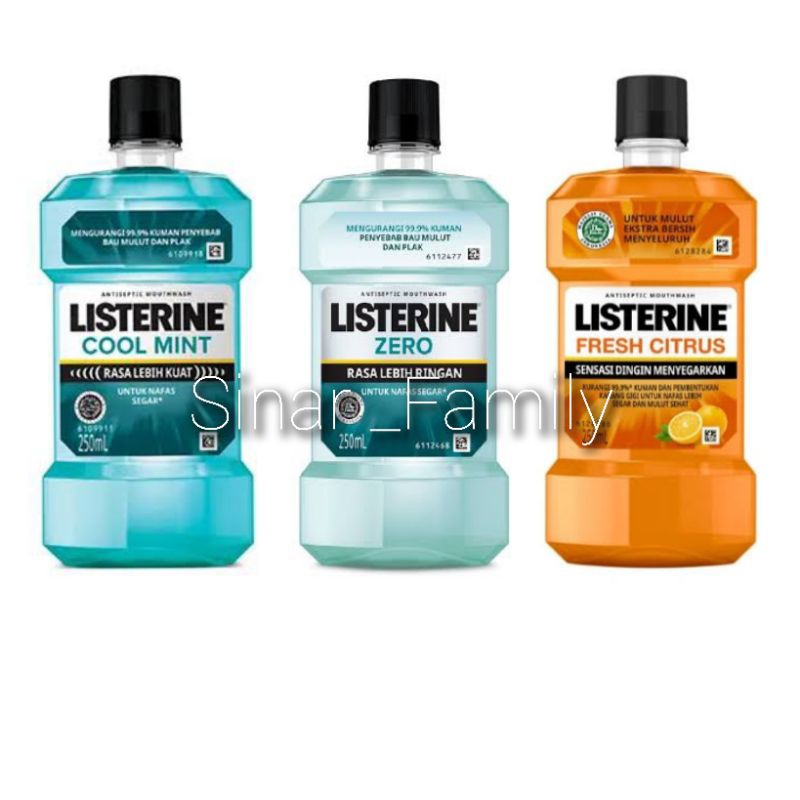 Jual Listerine Cool 250 ml / Listerin Antiseptic Mouthwash | Shopee ...