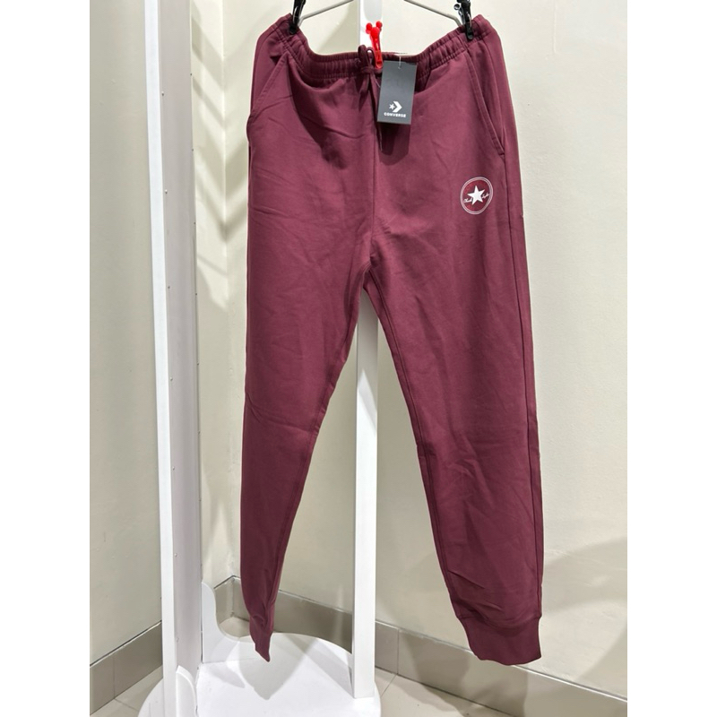 Jual Celana jogger panjang Converse men/ unisex maroon logo merah putih ...