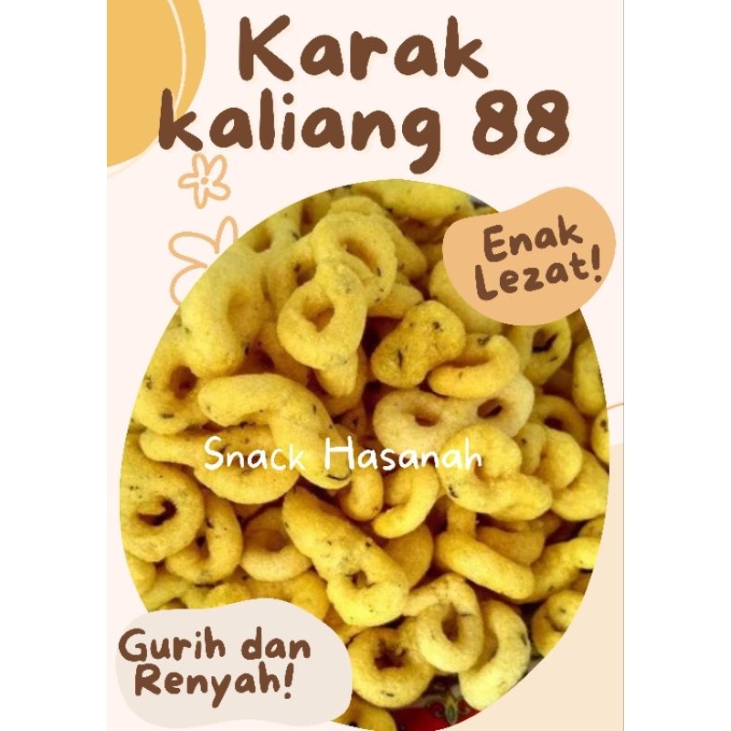 Jual Karak Kaliang 88 gurih renyah | cemilan enak | snack hasanah ...