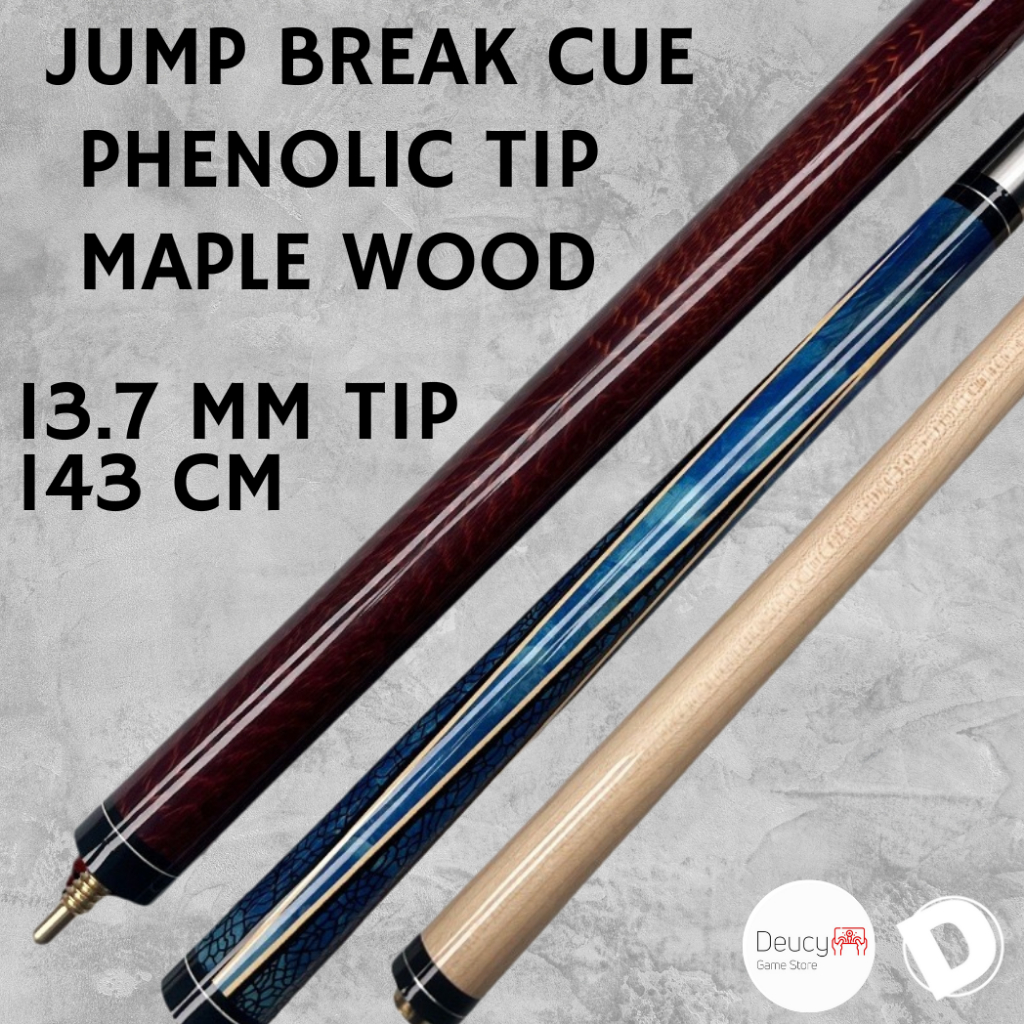 Jual Jump/Break Cue Maple Wood | Jump Break Cue Stik Billiard Stik Jump ...