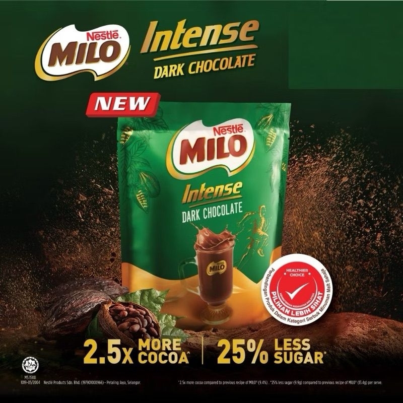 Jual Milo intense dark chocolate Malaysia (10sachet) | Shopee Indonesia