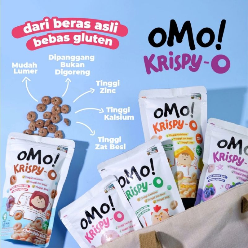 Jual OMO! Krispy O 8+ 15gr | Snack Cemilan Bayi & Anak | Shopee Indonesia