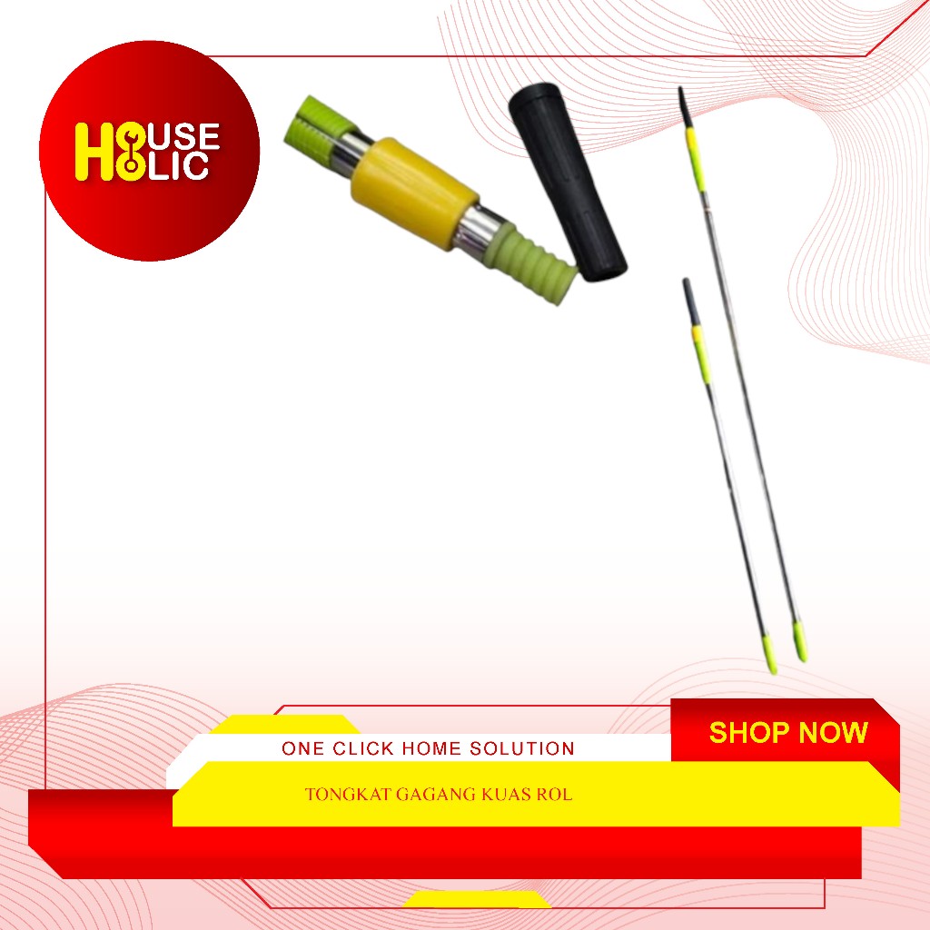 Jual Tongkat Kuas Rol Extended Bar Stik Gagang Pemanjang Cat Roll ...