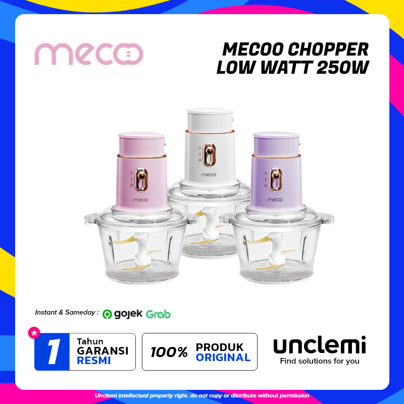 Jual Mecoo Most Aesthetic 5 in 1 Chopper Antibacterial Odorless Chopper ...