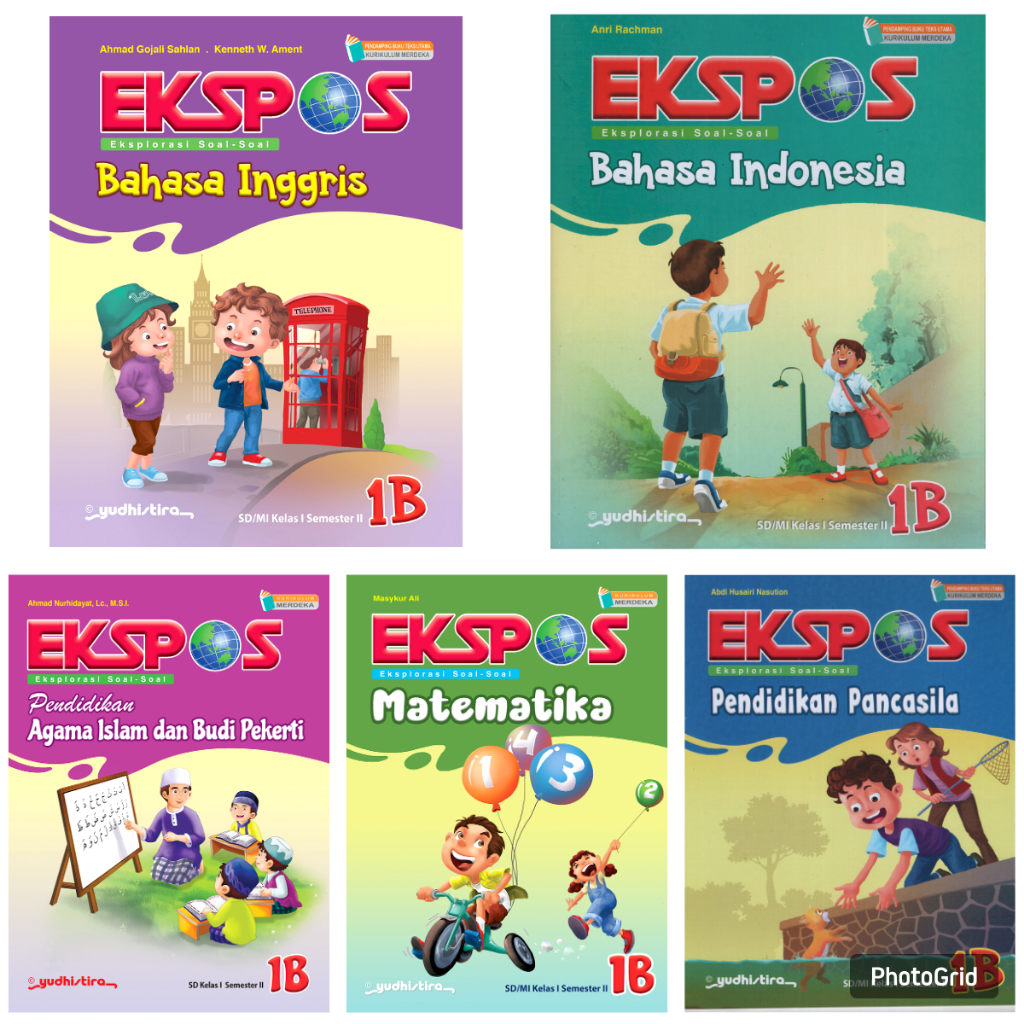 Jual Buku Ekspos (Yudhistira) - untuk Kelas 1B SD Kurikulum Merdeka | Shopee Indonesia