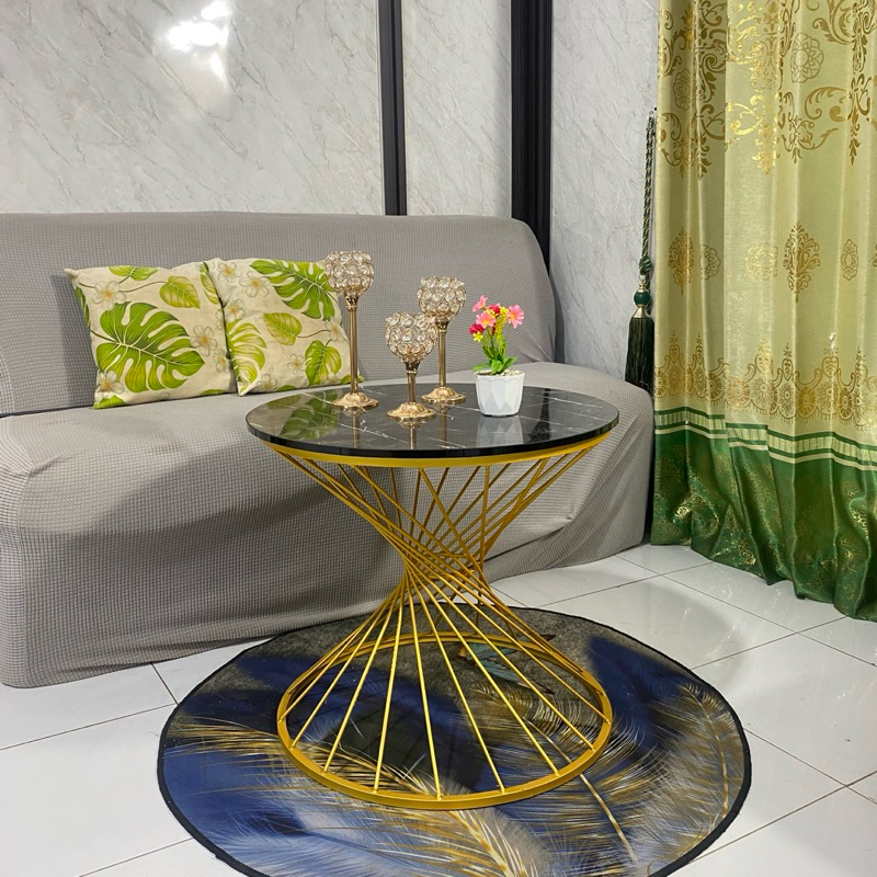 Jual Meja Tamu Bulat Lingkar/Meja tamu Lingkar Jari/Meja tamu kaki jari ...