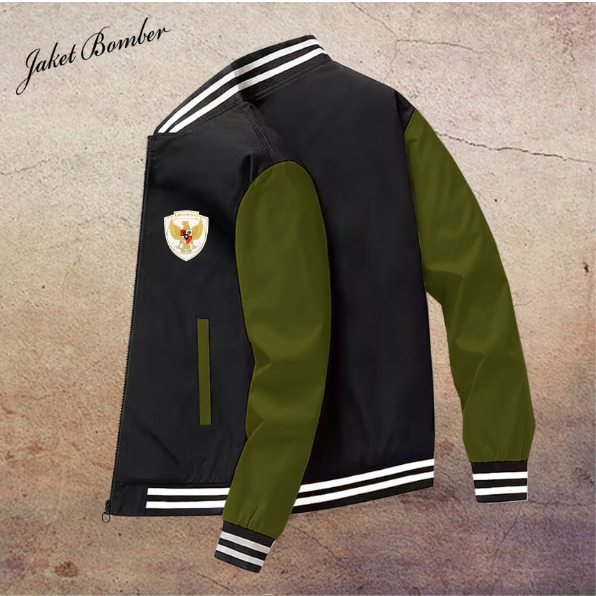 Jual Jaket Bomber Pria | Bomber Premium | Bomber Logo Timnas Garuda ...