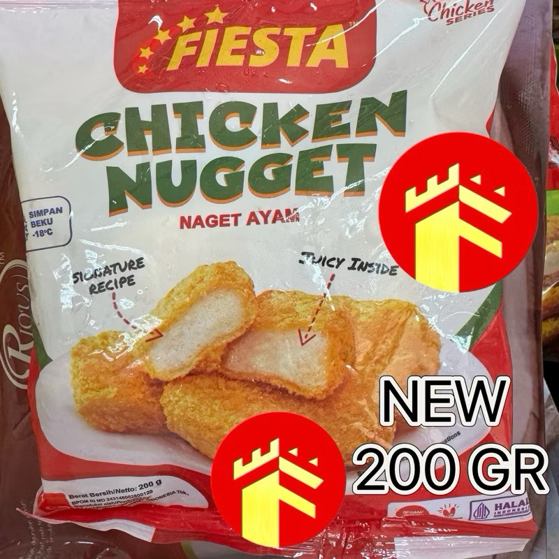 Jual FIESTA CHICKEN NUGGET 250 GR NAGET AYAM | Shopee Indonesia
