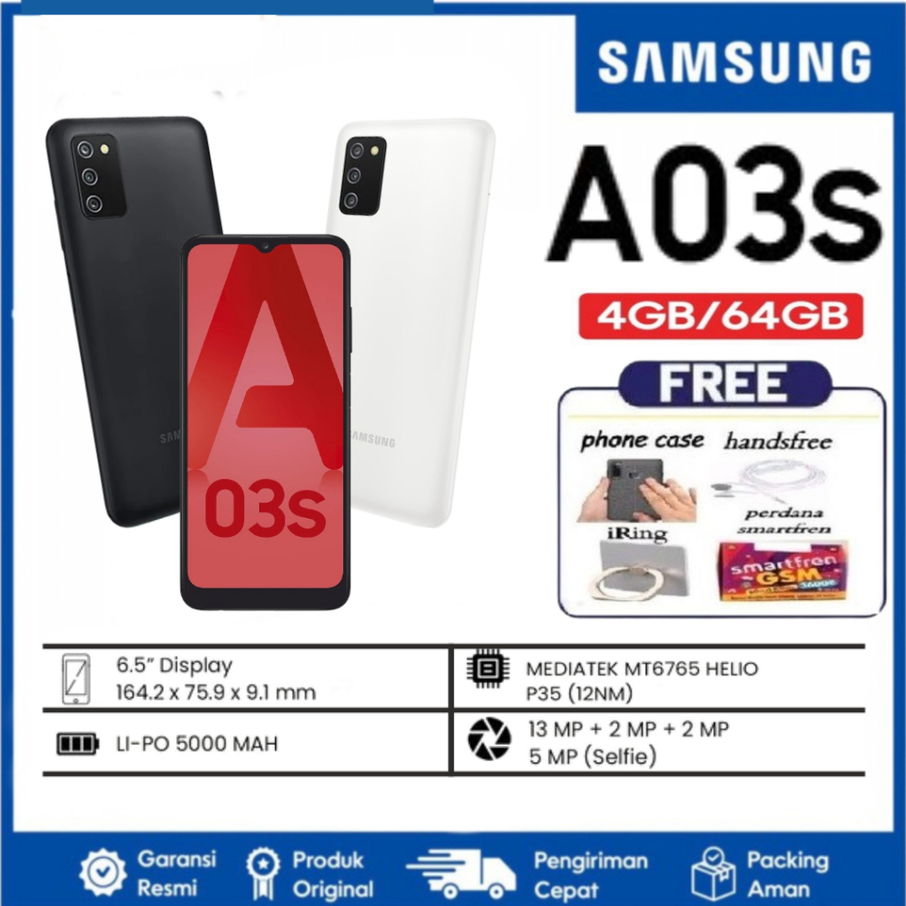 Jual Samsung Galaxy A03s 4GB/64GB 4/64 A 03S 3/32GB 3/32 A03 S SEIN ...
