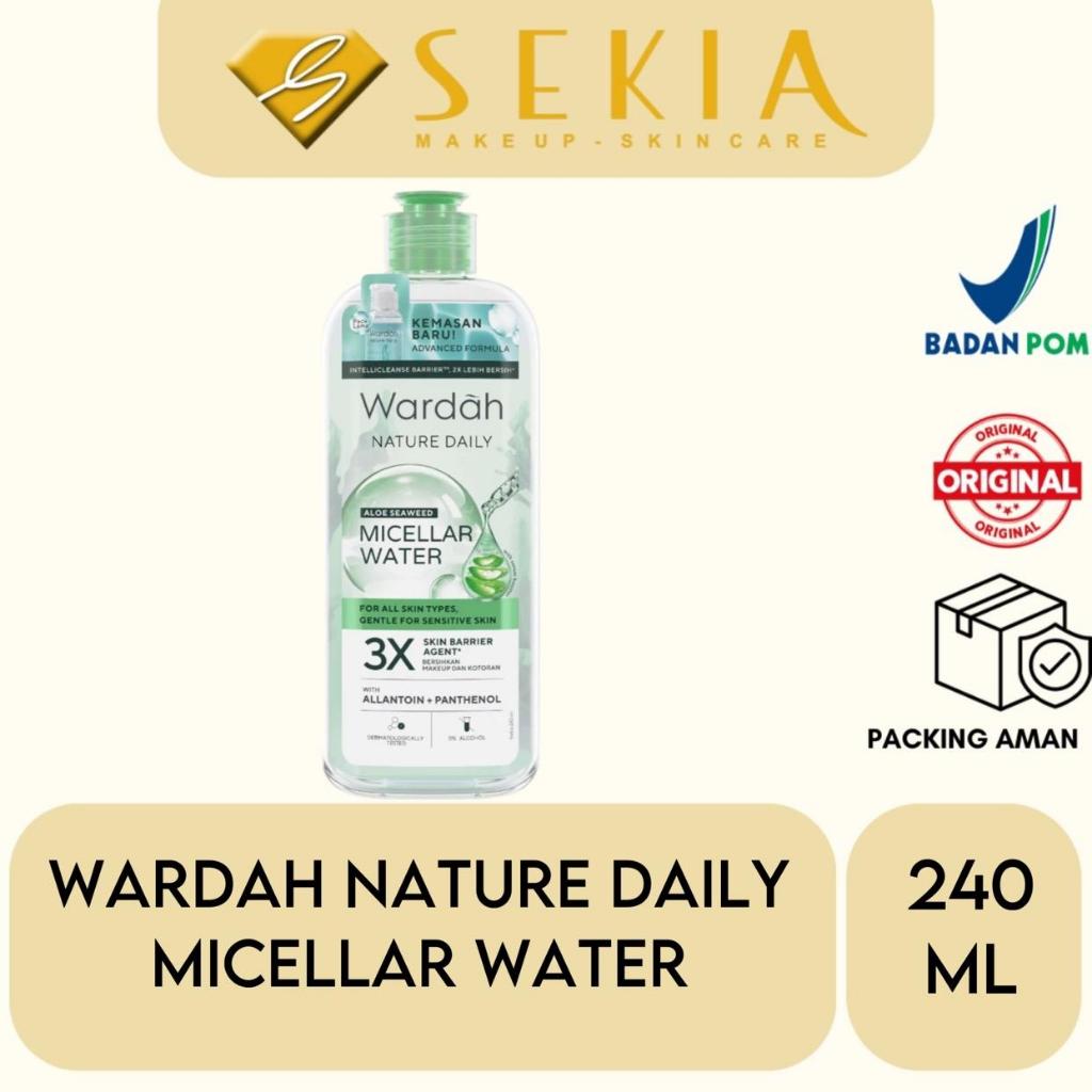 Jual Wardah Nature Daily Seaweed Micellar Water 240ml | Shopee Indonesia