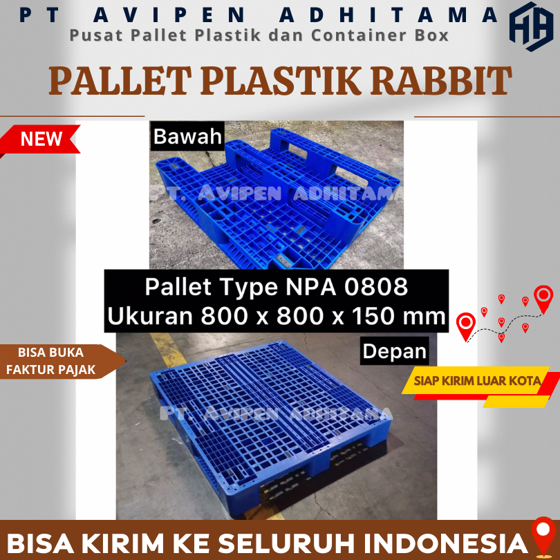 Jual Pallet Plastik Industri Tatakan Gudang Type NPA NPD NPF NPK Palet ...