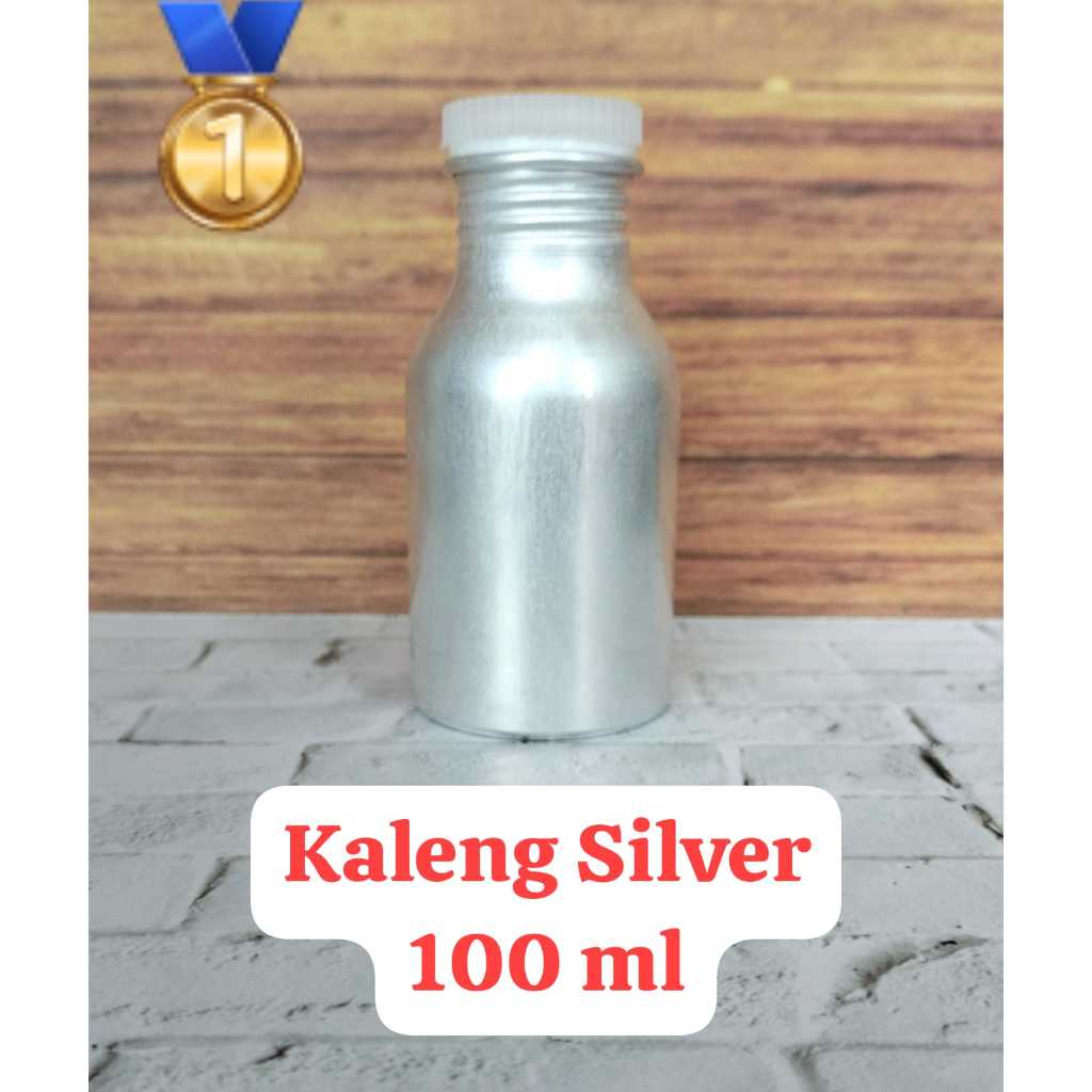 Jual KALENG ALUMUNIUM SILVER 100 ML HARGA PER BIJI / 1PCS MASIH BARU ...