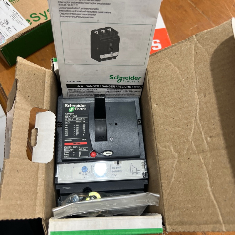 Jual MCCB Schneider NSX100F 3P 80A Original | Shopee Indonesia