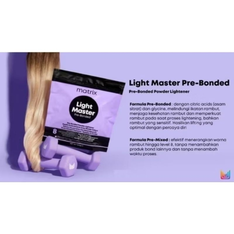 Jual Matrix Bleaching Powder / Light Master 50gr (Bleaching Sachet ...