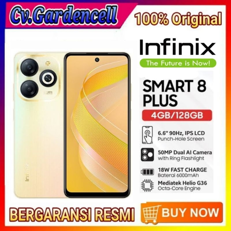 Jual Infinix Smart 8 Plus Ram 4/128Gb Garansi Resmi | Shopee Indonesia