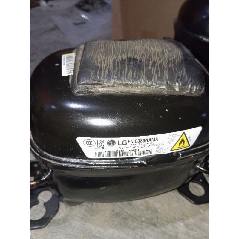 Jual kompresor kulkas LG 2pintu inverter FMC088NAMA ORIGINAL | Shopee ...