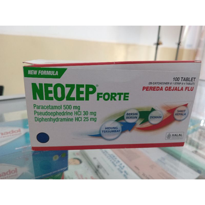 Jual Neozep Forte Eceran perstrip isi 4 tablet | Shopee Indonesia