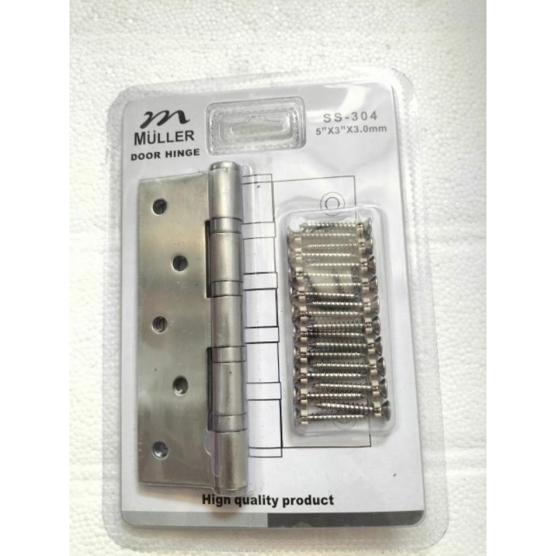 Jual Engsel Muller Stainless 3,4,5 inch | Engsel stainless steel ...