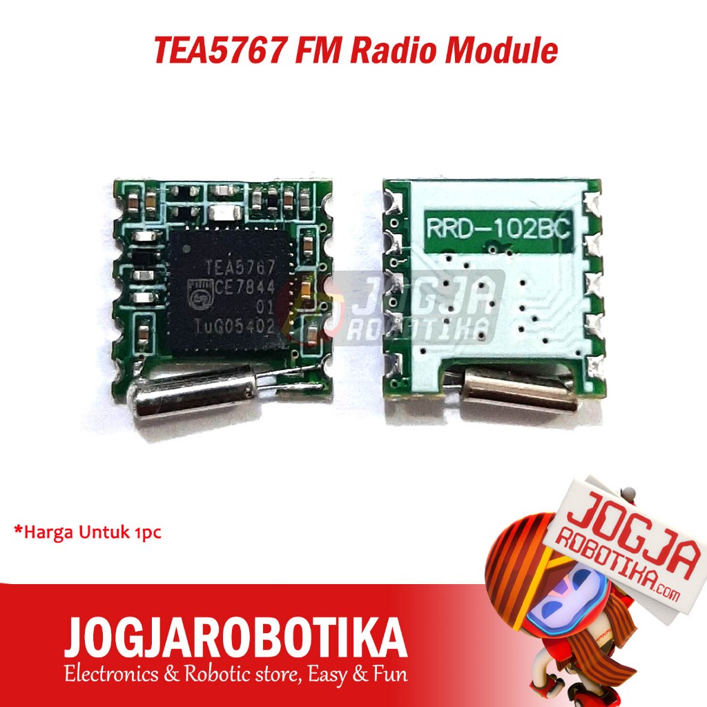 Jual TEA5767 Stereo Radio Receiver Module FM Chip I2C Interface for Arduino ESP8266 ESP32 ...