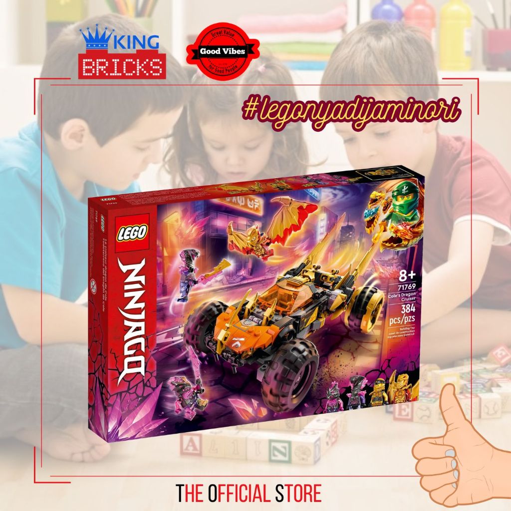 Jual LEGO Original NINJAGO 71769 Cole Dragon Cruiser - Mainan Anak ...