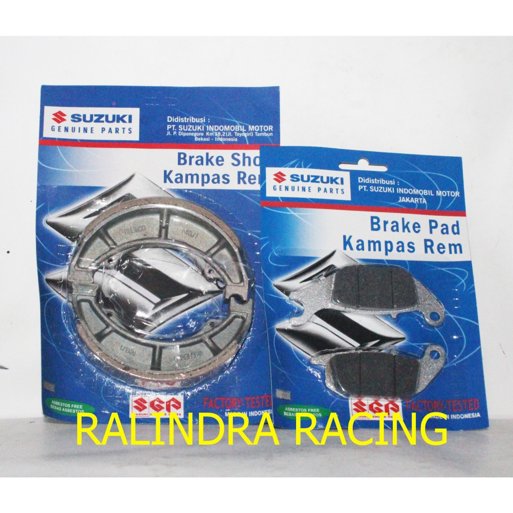 Jual Kampas Rem Spin | Skydrive | 1 Set Depan Belakang | Shopee Indonesia