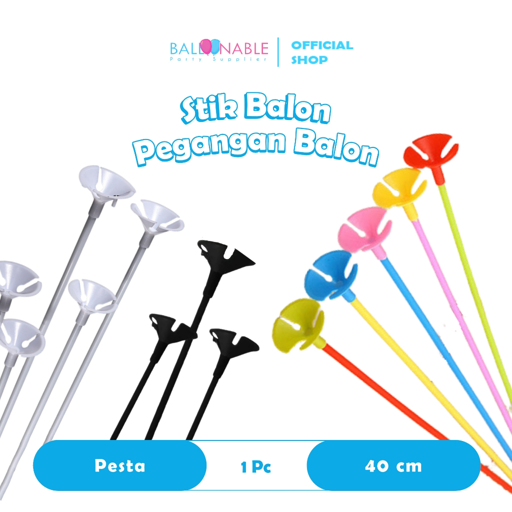 Jual Stik Balon | Stick Balloon Latex | Pegangan Balon | Stik Balon ...